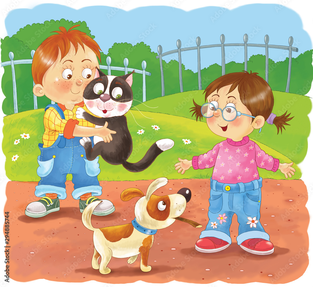 My day. Schedule. Cute little boy's day. Coloring book. Coloring page ...