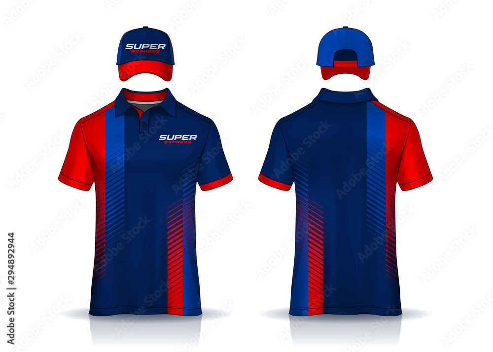 Corporate Work Shirts,t-shirt and cap templates design. uniform for ...