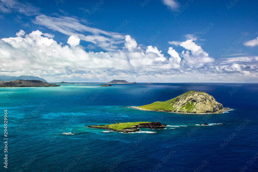 A Beautiful Coastal View Of Rabbit Island And Kaohikaipu Island State ...