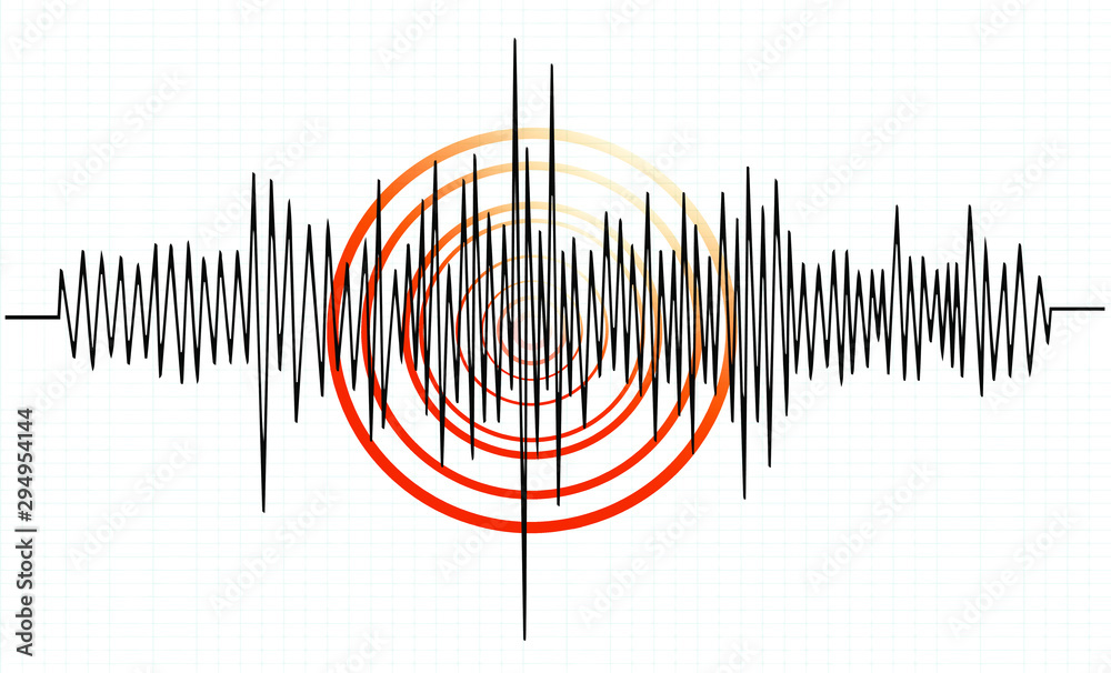 earthquake background Stock Vector | Adobe Stock