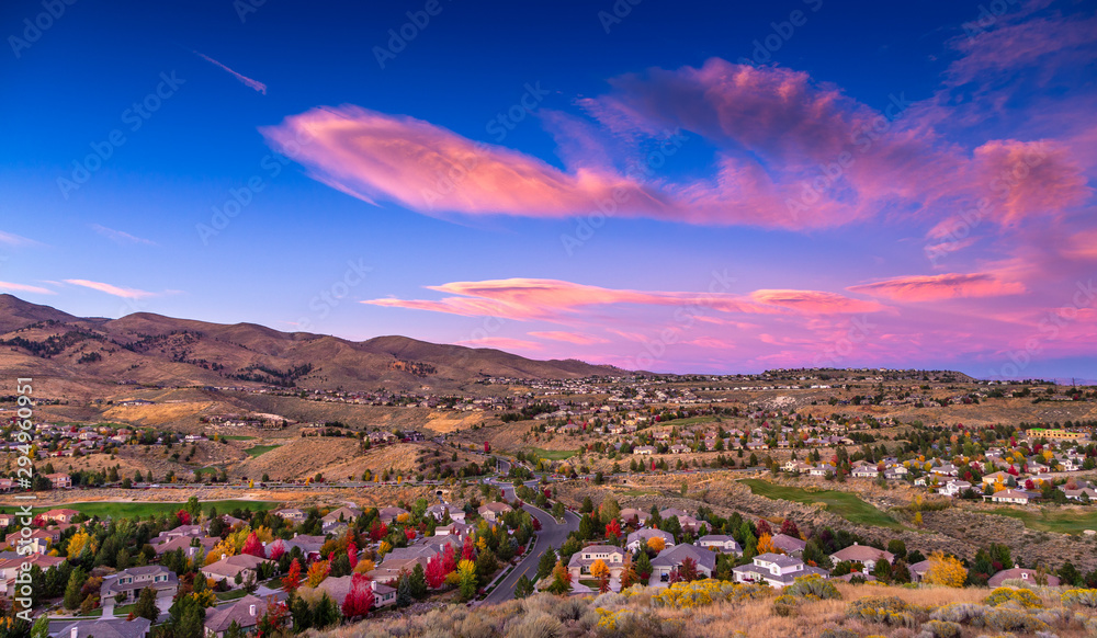 Fall colors in Reno, NV Stock Photo | Adobe Stock