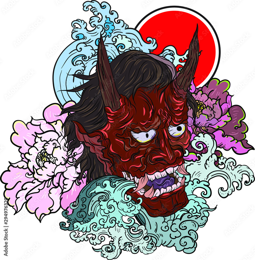 Japanese Demon Tattoo Designs