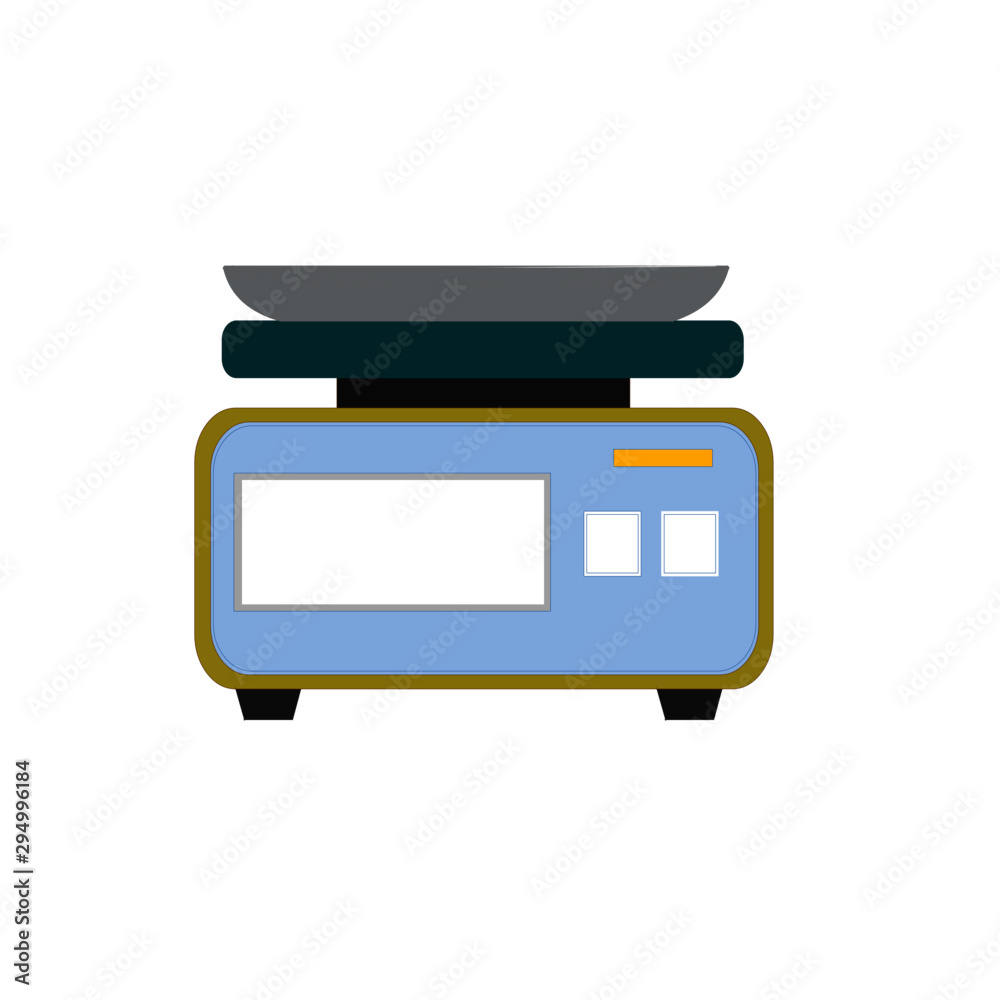 Weighing Scale - Cartoon Vector Image Stock Vector | Adobe Stock