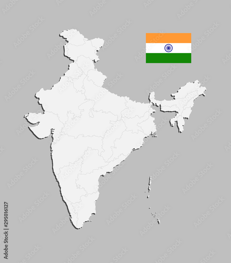 India Map With States And Capitals Black And White
