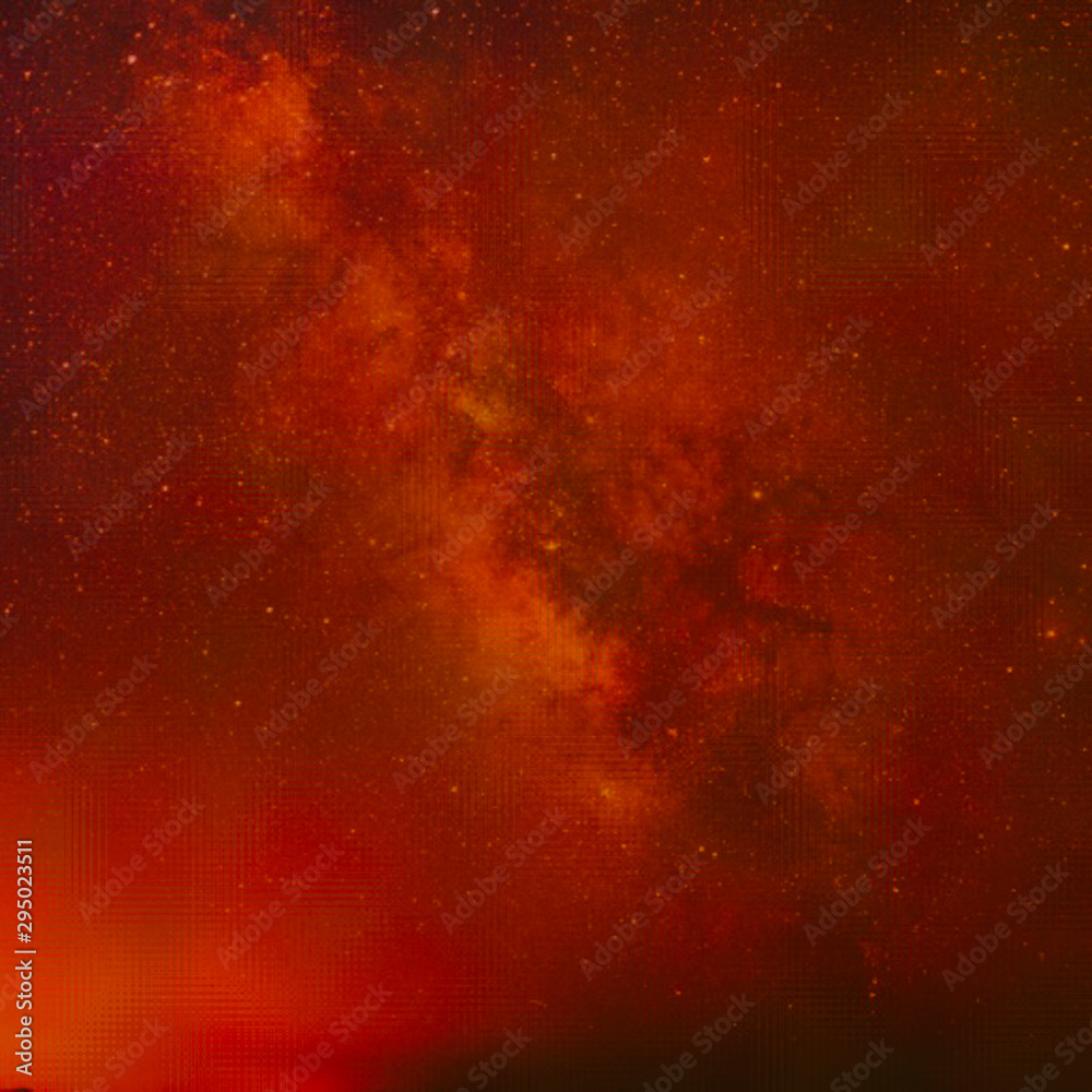 Cosmic illustration,Multi colored pointillism background or wallpaper ...