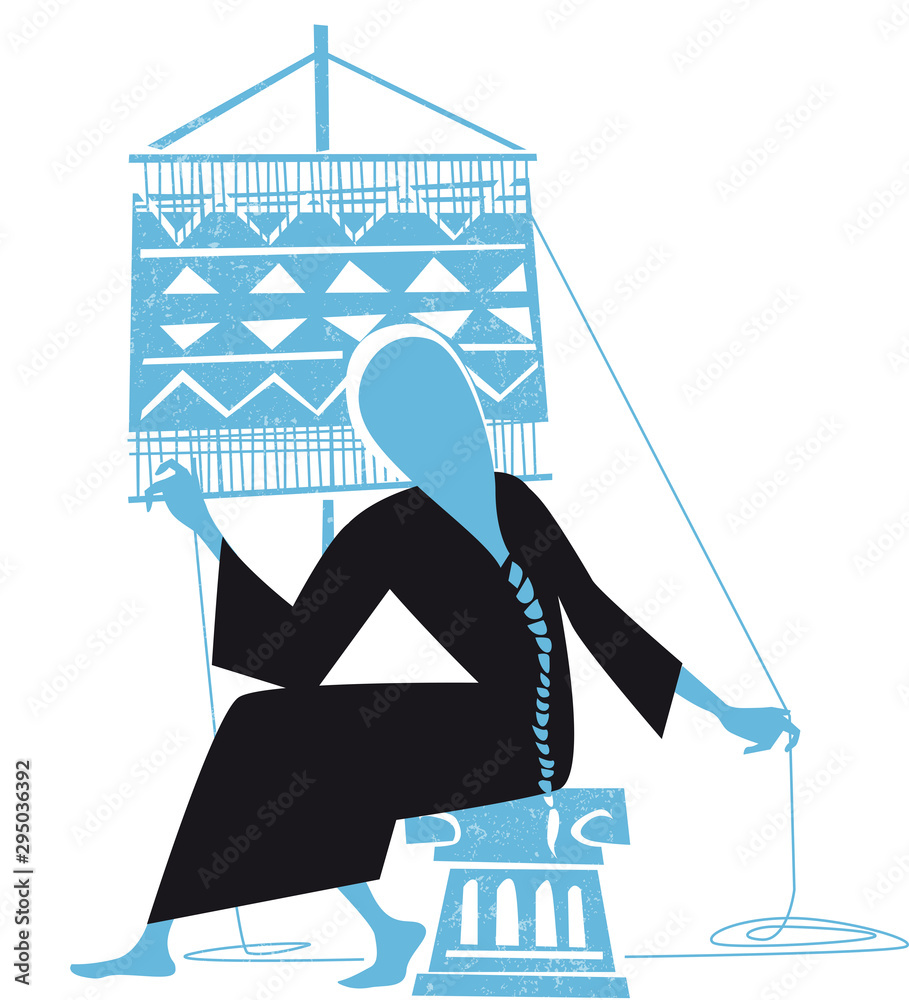 Photo & Art Print Penelope tissue texture, Ulysses faithful, greek myth ...