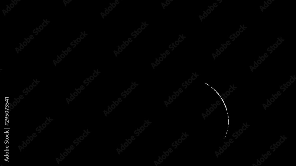 Motion element splash and swoosh fx done in a 2D style. Overlay onto ...