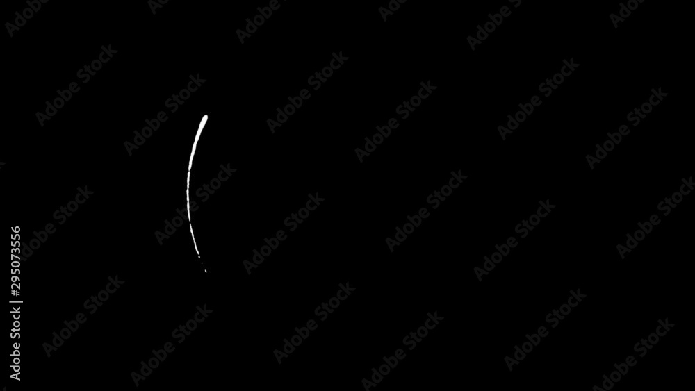 Motion element splash and swoosh fx done in a 2D style. Overlay onto ...