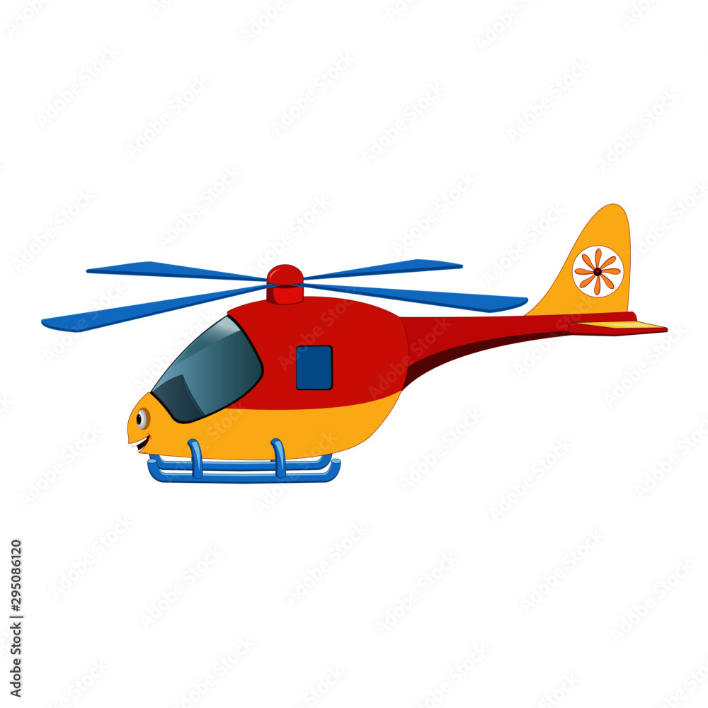 Helicopter Flying Clipart
