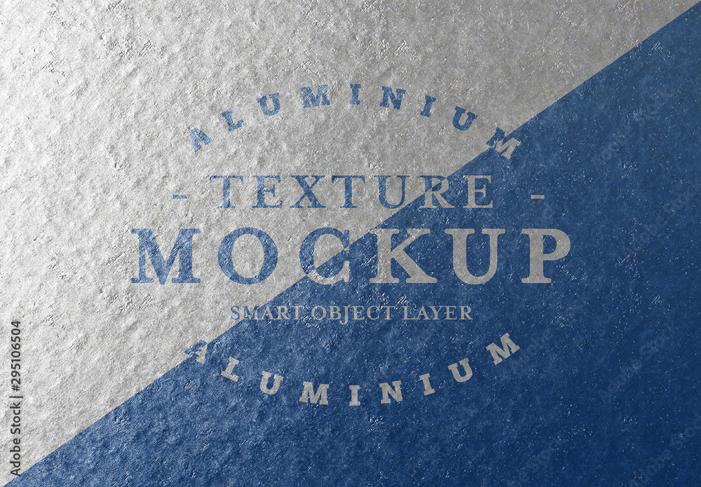 Aluminum Texture Text Effect Stock Template | Adobe Stock