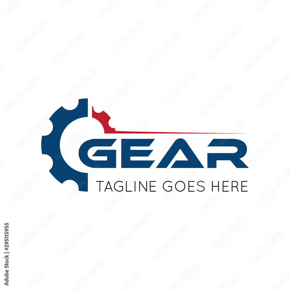 gear logo and icon vector illustration design template Stock Vector ...