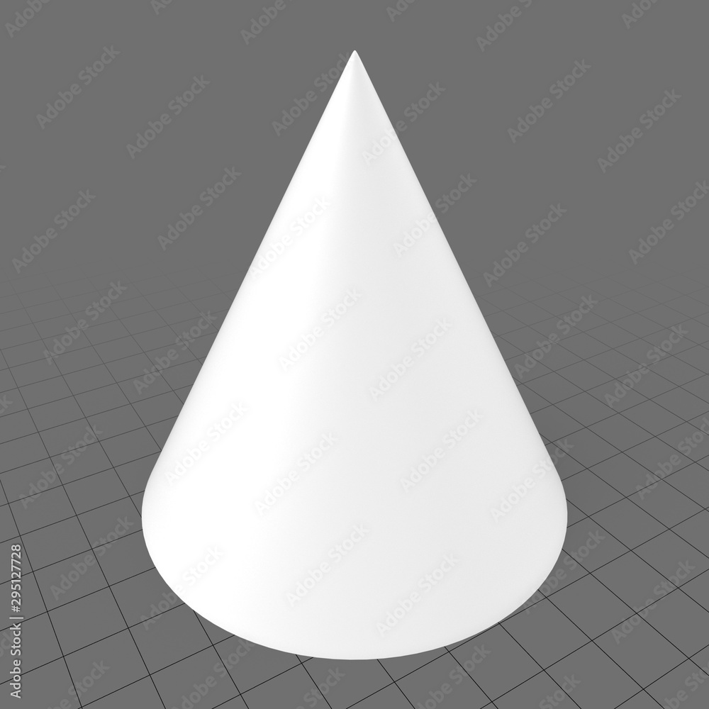 Primitive hollow cone Stock 3D asset | Adobe Stock