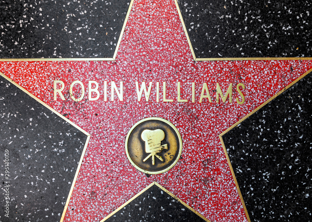 Robin Williams star on Hollywood Walk of Fame Stock Photo | Adobe Stock
