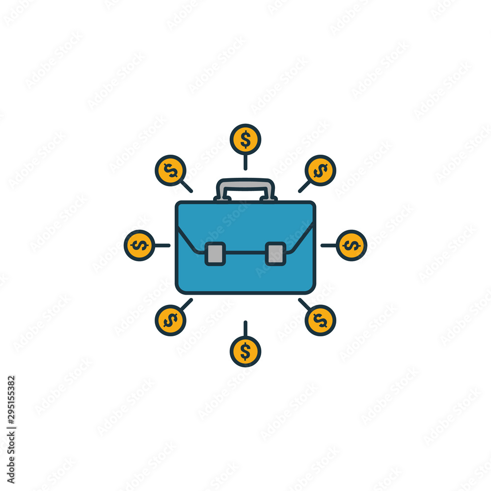 Business Icon Outline Filled Creative Elemet From Business Icons