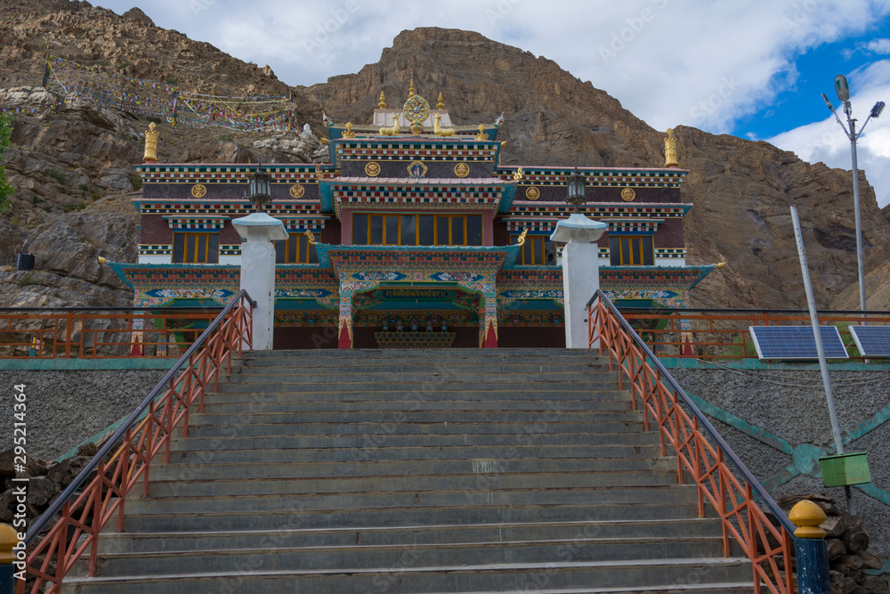 Monastery in Kaza Town in Spiti Valley,Himachal Pradesh,India Stock ...