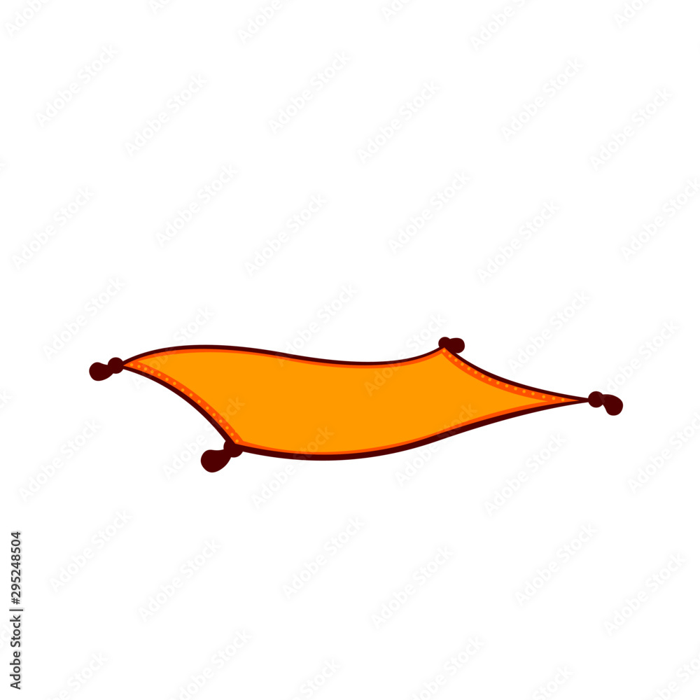 Flying Mat - Cartoon Vector Image Stock Vector | Adobe Stock