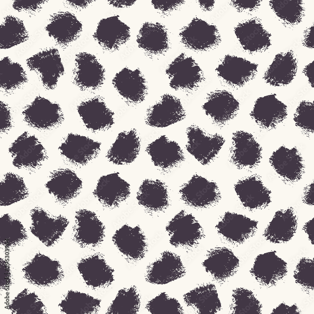 Appaloosa Imperfect Polka Dot Spots Seamless Pattern. Doodle ...