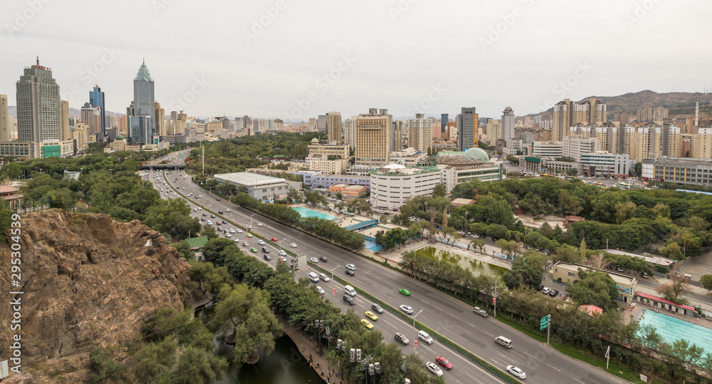 Urumqi, China - capital of the Xinjiang Uygur Autonomous Region, Urumqi ...