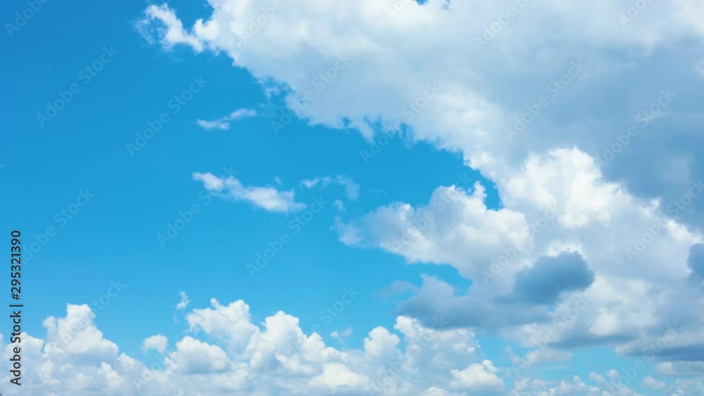 Clouds Time lapse, nature white clouds, rolling clouds, & blue sky ...