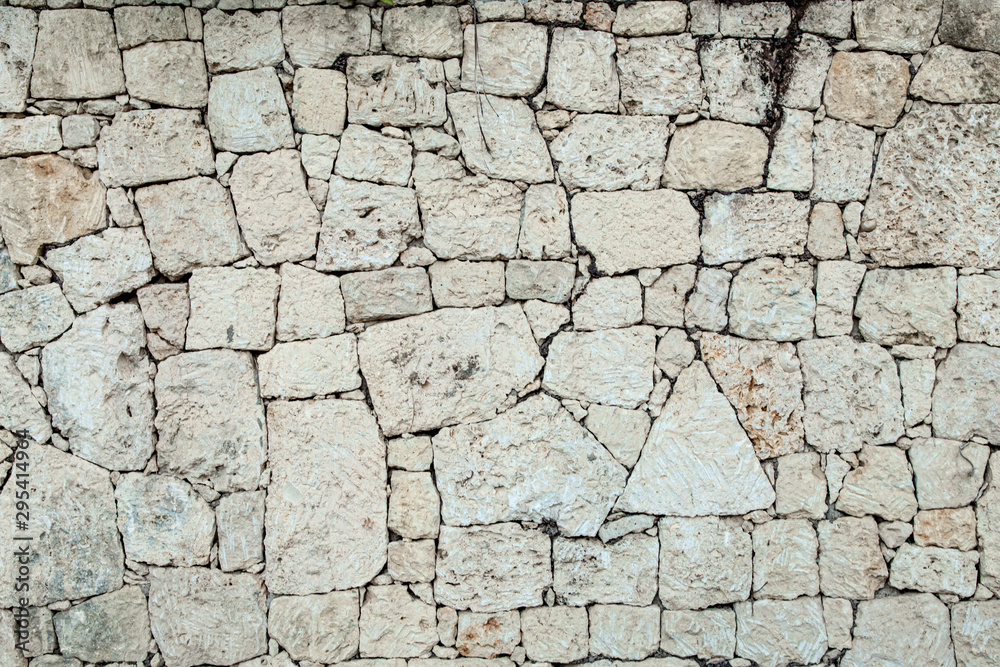 White, beige, gray stone texture wall, bricks, caliche template ...