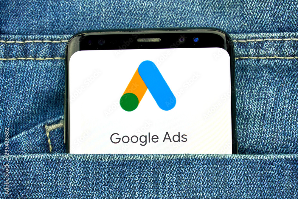 Google Ads new logo and app Stock Photo | Adobe Stock