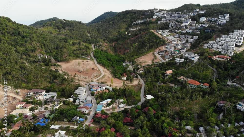 Vidéo Stock Tropical terrain covered with endangered forests and luxury ...