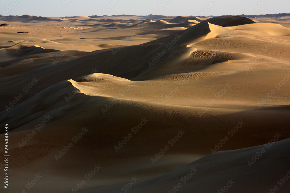 Beautiful Sand Dunes in the Sahara Desert near Siwa Oasis, Egypt Stock ...