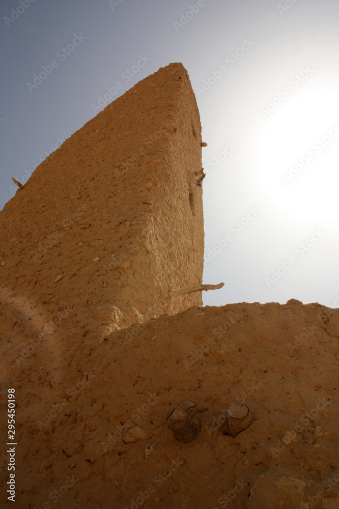 Temple of the Oracle of Ammon to Gebel el-Dakrour in Siwa Stock Photo ...
