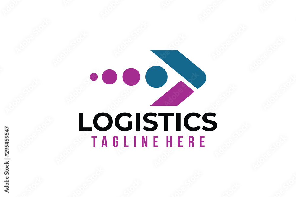logistics logo icon vector isolated Stock Vector | Adobe Stock