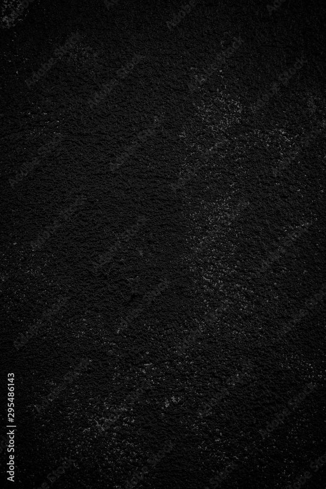 Close-up of a plastered, painted rough wall. Dark high resolution full ...