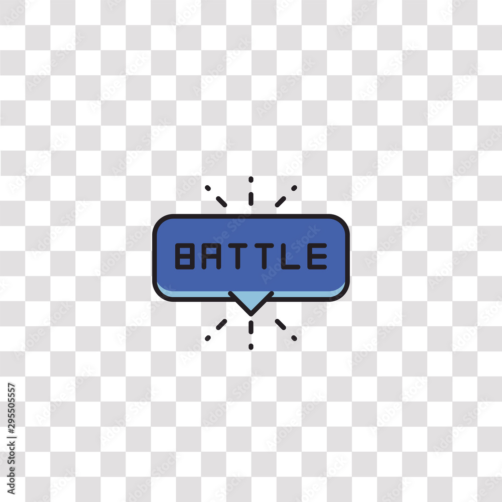 battle icon sign and symbol. battle color icon for website design and ...