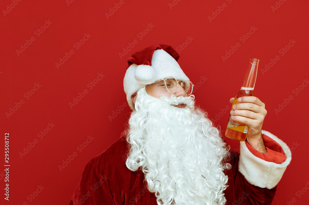 Bad Santa Drinking