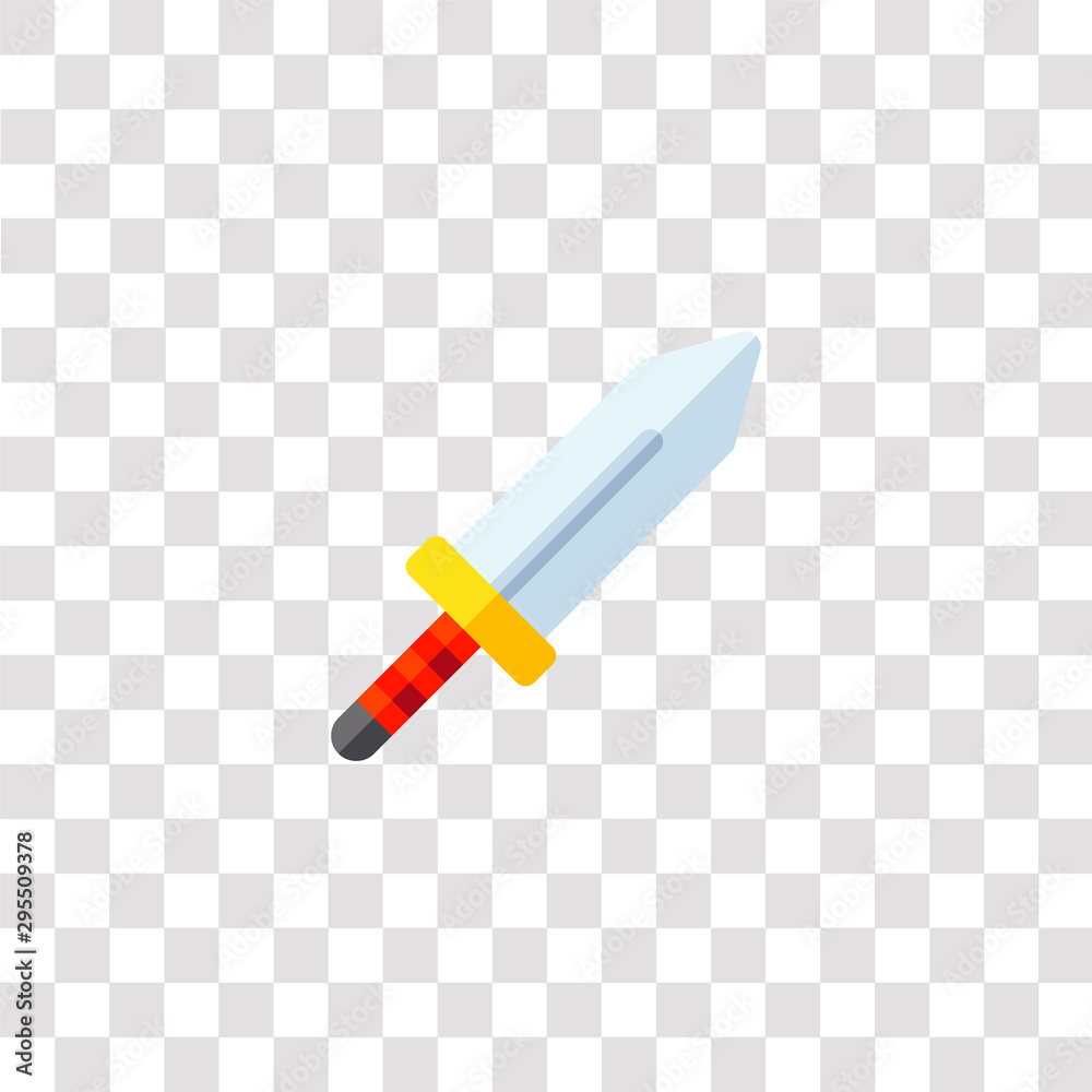 sword icon sign and symbol. sword color icon for website design and ...