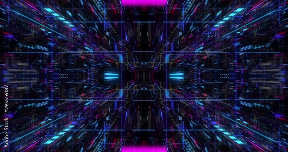 Big data visualization with digital grid motion. Analysis of ...