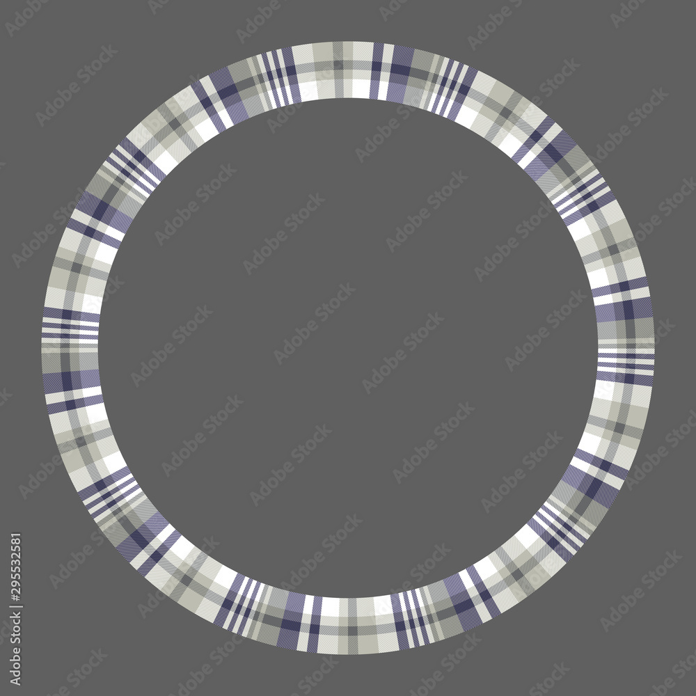 Round frame vector vintage pattern design template. Circle border ...