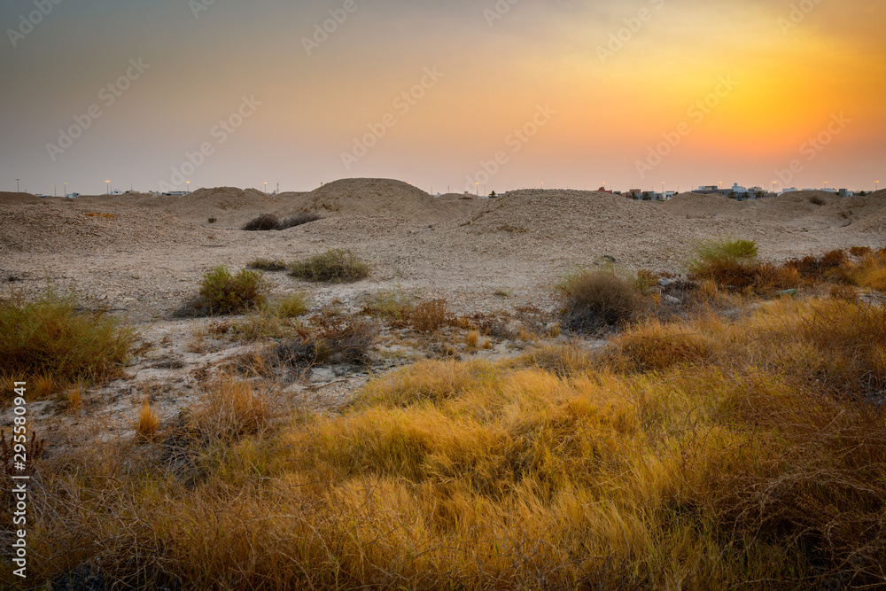 Dilmun Burial Mounds also called Aali royal burial mounds in Bahrain a ...