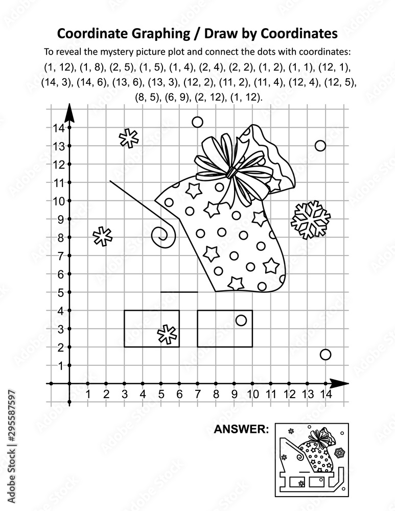 Coordinate Plane Pictures Christmas