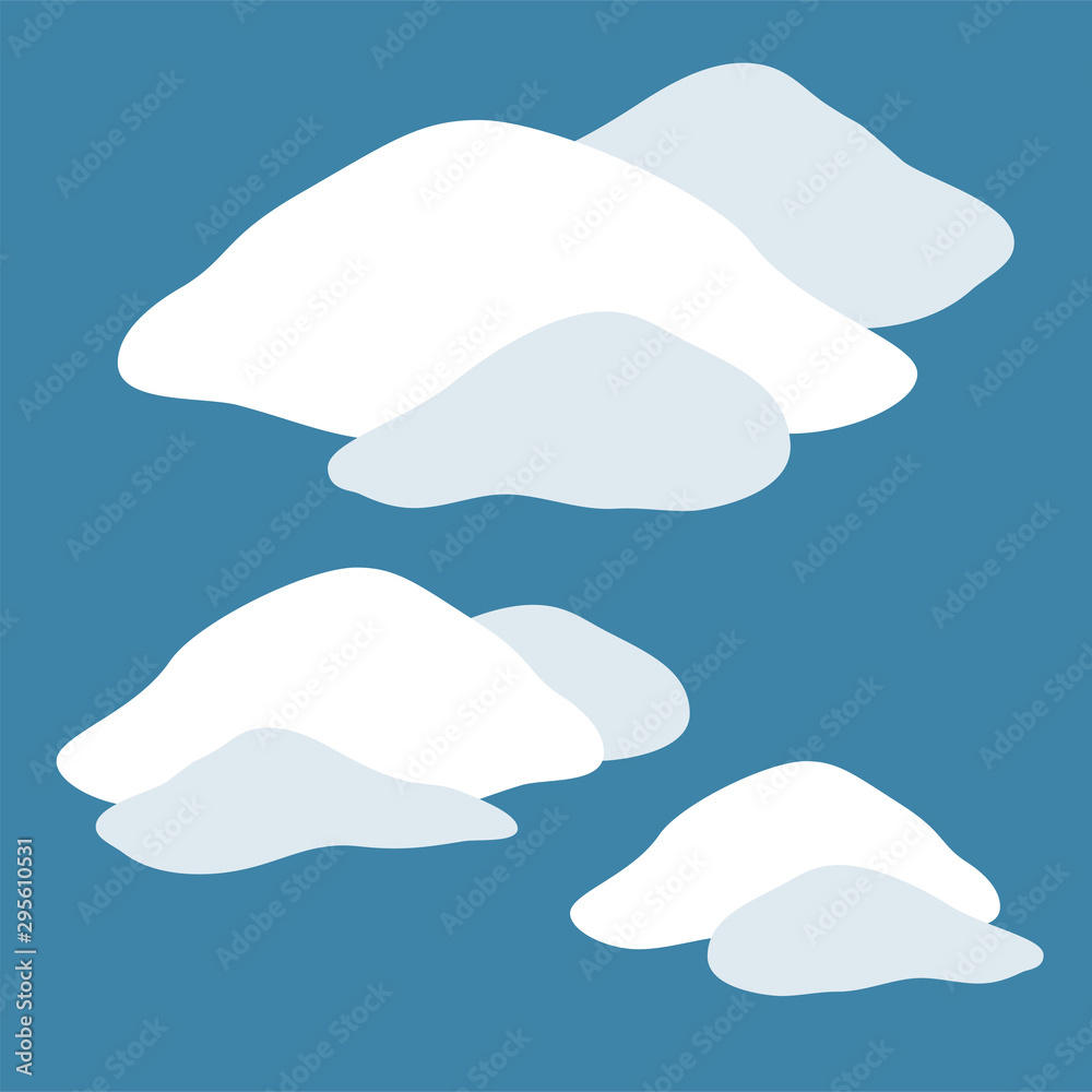 Snow Pile Illustration