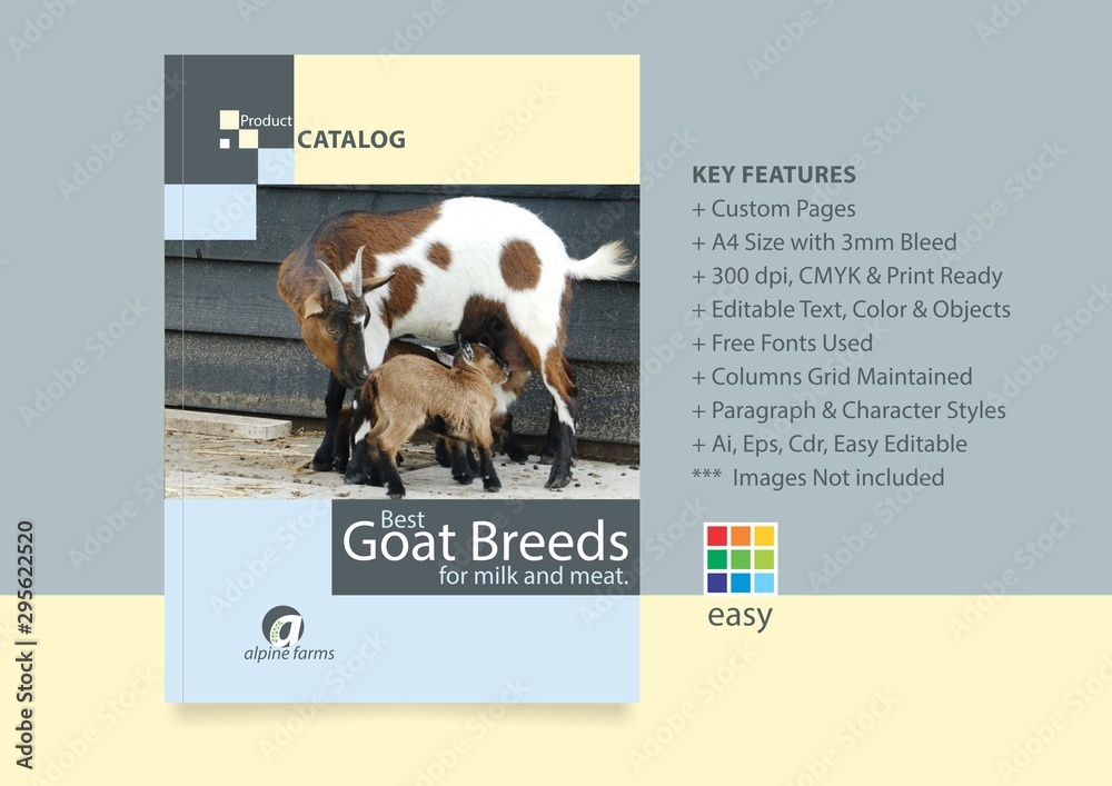 Goat Farm Catalog Best Goat Breeds for Milk and Meat Production Stock ...