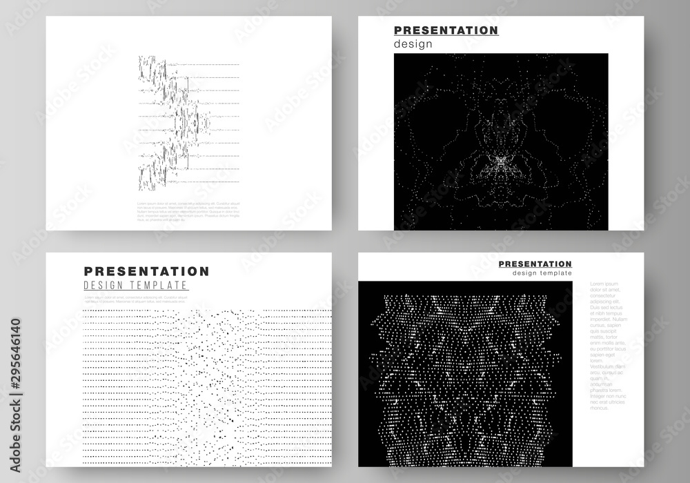 The minimalistic abstract vector illustration layout of the ...