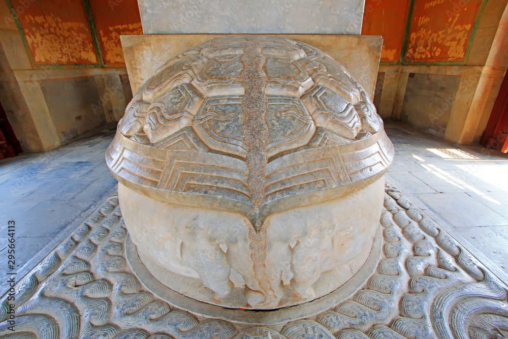 tortoise and stone tablets in Eastern Royal Tombs of the Qing Dynasty ...