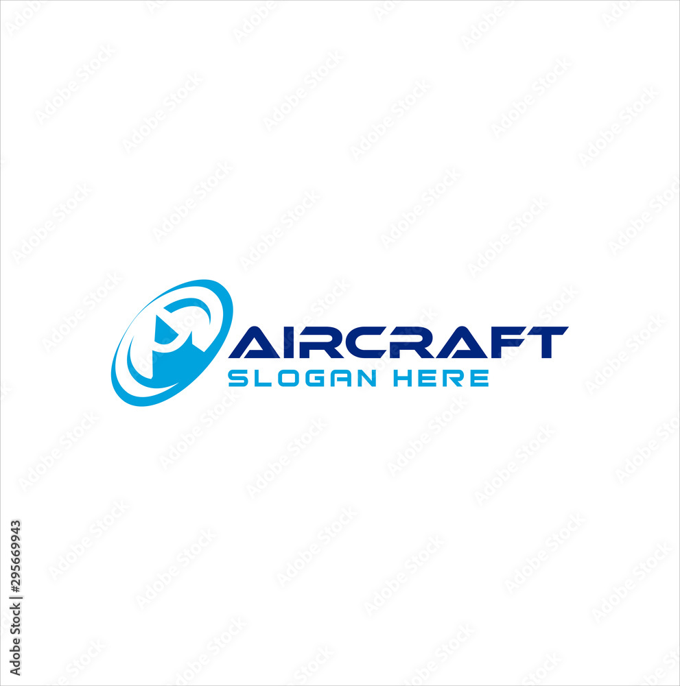 Aircraft Logo design Vector Stock . Aviation Logo . Airline logo ...