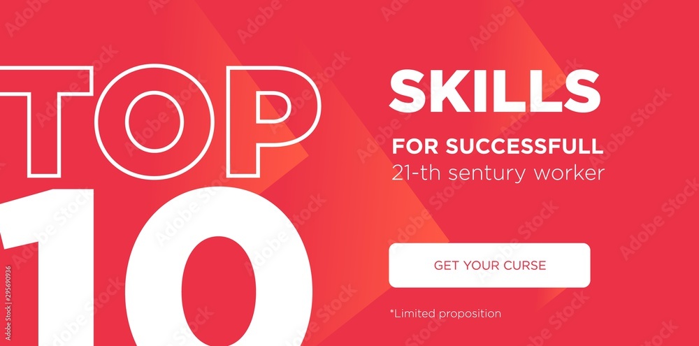 Top 10 rating banner design template. Modern Vector layout Stock Vector ...