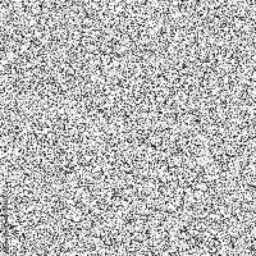 Static noise bad signal tv screen seamless repeat vector pattern swatch ...
