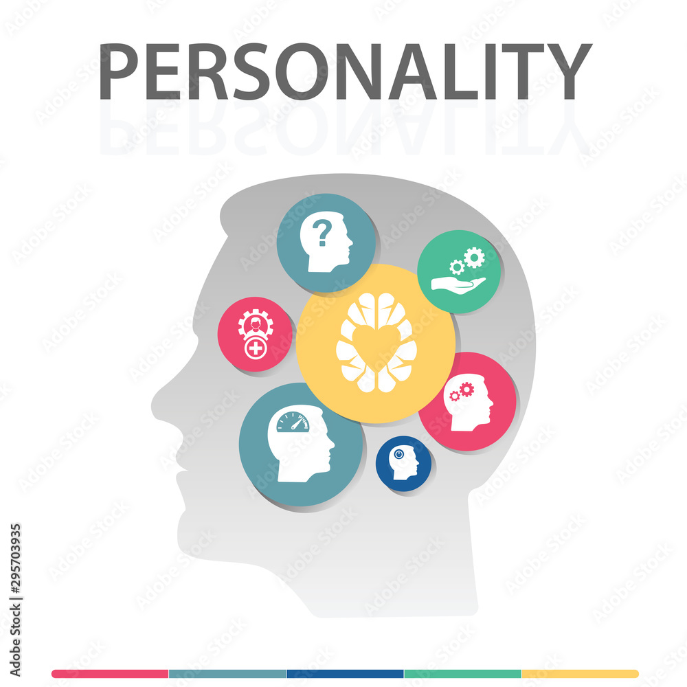 Personality Infographics vector design. Timeline concept include ...