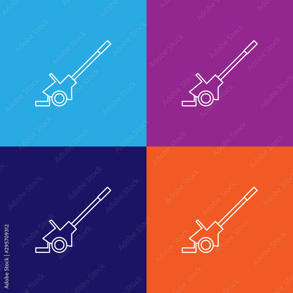 cannon military line icon. Elements of military illustration icons ...