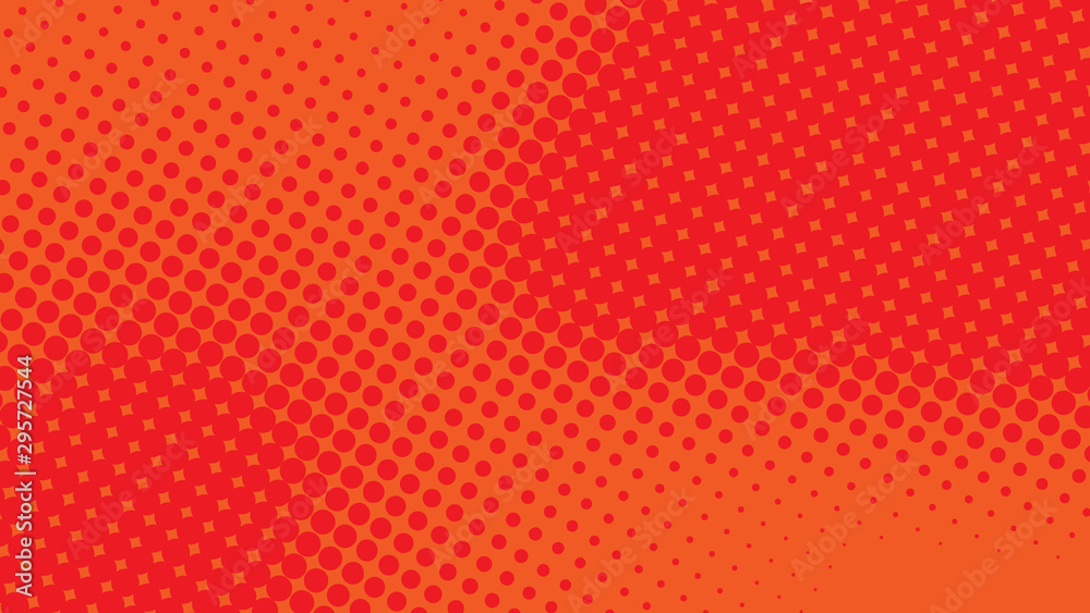 Pop Art Background Dots