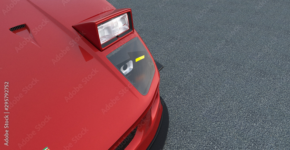 Ferrari F40 Rendering in alta risoluzione Stock Photo | Adobe Stock