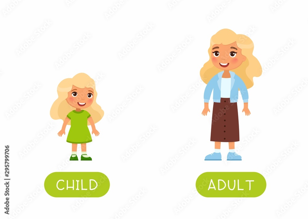 Foreign language educational flash card vector template. Word card for ...