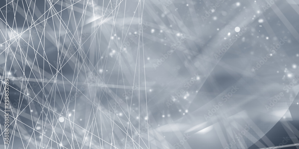 Gray halftone pattern with white line motion and network connection ...